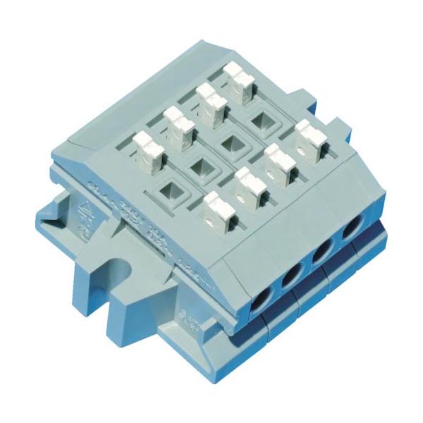 [特長]●単線・より線に対応した中継用端子台です。●結線の作業効率UPと作業者による結線のバラツキがなくなります。●ワンタッチで安定した結線接続ができます。●はんだ付けなしで被覆をむいていただくだけでダイレクトに結線できます。（むき線長10...