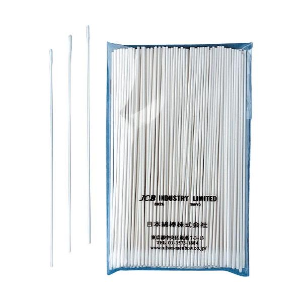 [特長]●綿球は独自の長繊維を巻き付け、リントが出にくい構造です。●工業用の軸長75mmタイプで一番細い綿棒です。[仕様]●先端径(mm)：2.0●軸長(mm)：150●タイプ：片綿球・紙細軸●片綿球、紙細軸[材質／仕上]●綿球:コットン+...