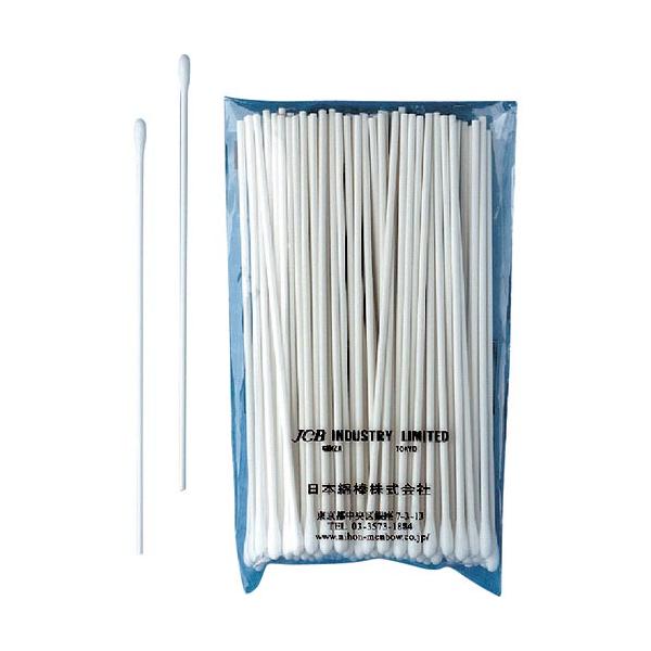 [特長]●綿球は独自の長繊維を巻き付け、リントが出にくい構造です。[仕様]●先端径(mm)：4.5●軸長(mm)：150●タイプ：片綿球・紙軸●紙軸[材質／仕上]●綿球:コットン+レーヨン混紡（P6-100のみコットン100%）●紙軸:10...