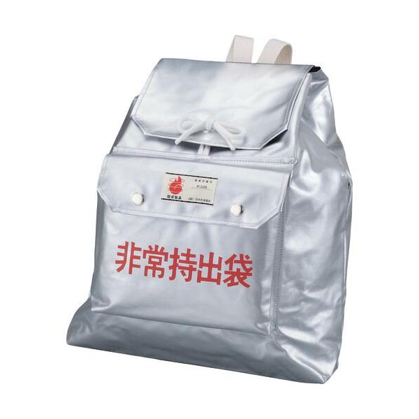 [特長]●(公財)日本防炎協会認定品で、両手があくリュック型の非常袋です。[仕様]●外形寸法(mm)幅:400●外形寸法(mm)奥行:70●外形寸法(mm)高さ:405●色:シルバー●容量(L):10●有効内寸(mm)幅×奥行×高さ:405...