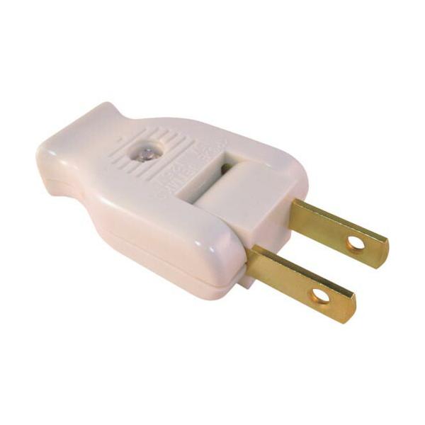 [特長]●耐熱性に優れたユリア樹脂を使用しています。●RoHS指令適合製品です。[仕様]●定格：15A125V●防水：×●適合コンセント形状：15A125V●定格電流(A)：15●適合電線形状：平形コード用[材質／仕上]●ユリア樹脂