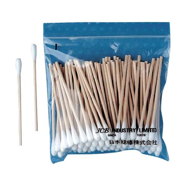 [特長]●木軸には高級白樺材を使用した高品質綿棒です。[仕様]●先端径(mm)：5.0●軸長(mm)：75●タイプ：片綿球・木軸●木軸[材質／仕上]●綿球:コットン+レーヨン混紡●木軸:白樺材