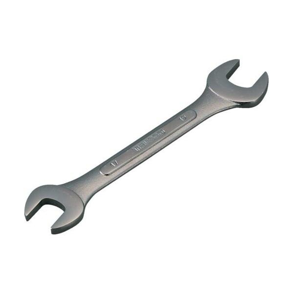 [特長]●ノンクロムメッキ（ニッケルメッキ）処理で、環境に優しいです。●表面は梨地仕上げで、手になじみやすく、滑りにくい仕様です。[仕様]●二面幅寸法(mm)：7.0×8●全長(mm)：102●厚さ(mm)：3.4●ハンドル部表面：梨地仕上...