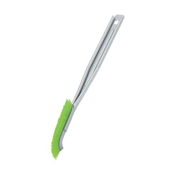 [特長]●従来のチャンネルブラシに比べてハンドルが持ちやすく、長時間使用しても指が痛くなりにくいです。●ハンドル部分には環境適応物質のメッキ処理をしています。●柄の後ろの部分がヘラの形状になっているので、こびりついた汚れを落とすのに適してい...