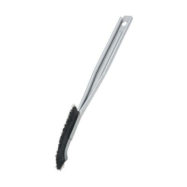 [特長]●従来のチャンネルブラシに比べてハンドルが持ちやすく、長時間使用しても指が痛くなりにくいです。●ハンドル部分には環境適応物質のメッキ処理をしています。●柄の後ろの部分がヘラの形状になっているので、こびりついた汚れを落とすのに適してい...