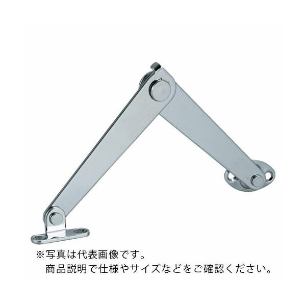 [特長]●取り付けが簡単な構造です。[仕様]●呼称：左用●全長(mm)：150●厚さ(mm)：1.6●穴径(mm)：3.6(小判座)、3.3(L座)●穴数(個)：2(平座)、2(L座)●穴数：2(平座)、2(L座)[材質／仕上]●冷間圧延鋼...