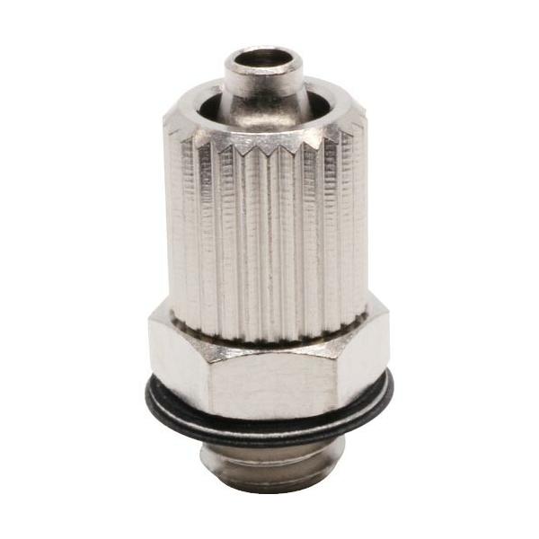 [特長]●小型機器や、省スペースの細かい配管に最適です。●真空機器の配管にも最適です。（弊社UDチューブを推奨）●締付タイプはチューブの着脱が容易で、手締めのみでチューブの締付けが可能です。[仕様]●適合チューブ外径(mm)：4●接続口径：...