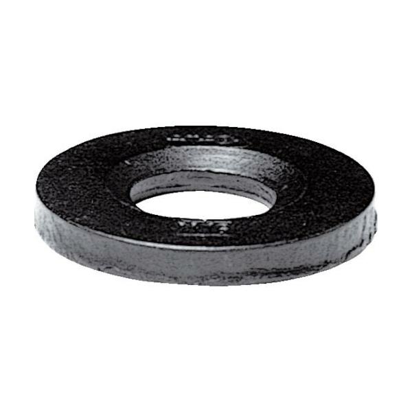 [特長]●球面タイプなので若干の角度に対応可能です。[仕様]●適合ボルト：M8●外径(mm)：23●内径(mm)：9.5●高さ(mm)：3.2[材質／仕上]●スチール（S45C）●処理：焼き入れ(35〜45HRC)、黒染仕上げ