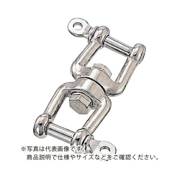 [特長]●ピンを開閉することで、簡単にチェーン等取り付けできます。●金具のセンター部がスイベル式で自在に回ります。[仕様]●使用荷重(kN)：9.80●ねじ径：W-3/4●D(mm)：19●B(mm)：37●L1(mm):220●L2(mm...