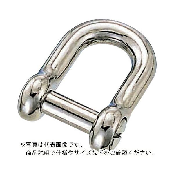[特長]●ネジシャックルのピンの出っ張り（摘む部分）を除いているので、ロープなどがひっかかりません。[仕様]●使用荷重(kN)：9.80●ねじ径：W-3/4●D(mm)：19●L(mm)：76●B(mm)：38●d(mm)：38[材質／仕上...