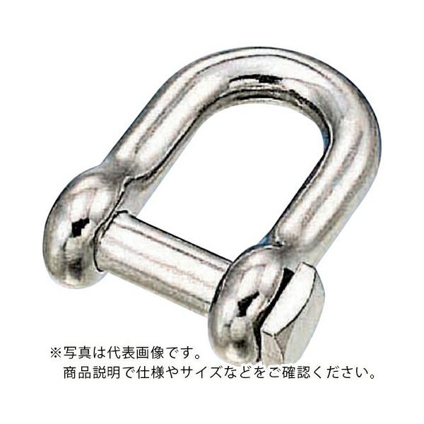 [特長]●ピン頭を四角形にすることで、通常のシャックルピンよりロープなどが絡みにくいです。[仕様]●使用荷重(kN)：9.80●ねじ径：W-3/4●D(mm)：19●L(mm)：76●B(mm)：38●d(mm)：38[材質／仕上]●ステン...