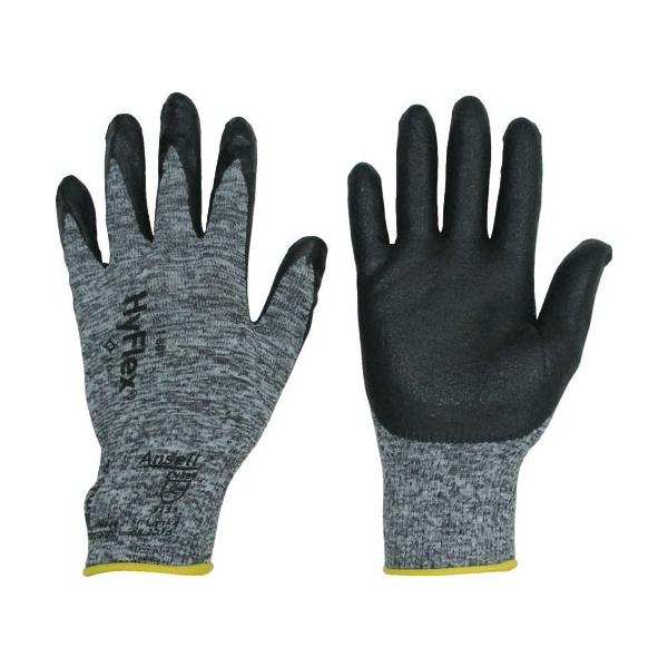 [特長]●特殊な編み方、独自のZONZテクノロジーで吸い付くような柔らかい着用感です。●発泡ニトリルコーティングでオイルグリップ力に優れています。●コーティングは黒、ライナーもグレーなので汚れが目立ちません。●DMFフリー[仕様]●色：グレ...