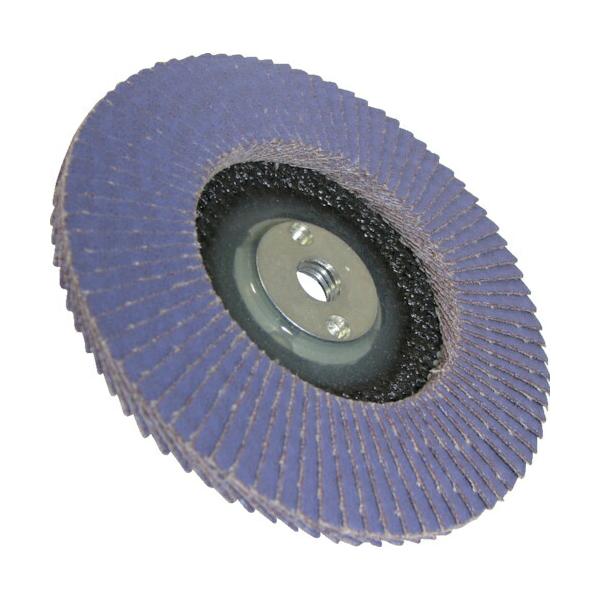 [特長]●研削砥石に比べクッション性があり、研削物への当たりが柔らかく、音、振動も少ないため疲れません。また、寿命もフレキシブル砥石の5〜6倍の長寿命です。●研磨布の自生作用により新しい砥粒が出て、最後まで面粗度が安定します。●取り付け部を...