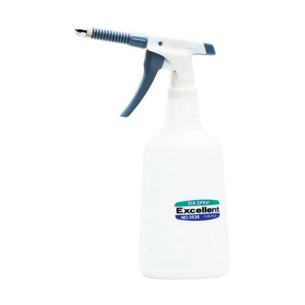 [特長]●溶剤系に強い特殊設計です。●有機溶剤系が噴霧できます。●ノズルを回すと霧から直射まで対応可能です。[仕様]●容量(ml)：1000●直径(mm)：104●幅(mm)：176●奥行(mm)：104●高さ(mm)：282●ノズル長(m...