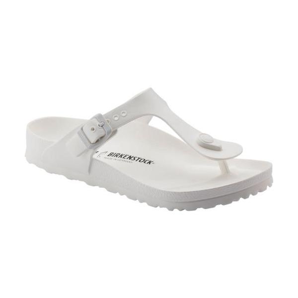 [特長]●耐久耐水性に優れたEVA素材を使用し、濡れた場所でも滑りにくいです。●汚れても水洗いできるのでお手入れも簡単です。●お肌に優しいこの超軽量ソールが、ビルケンシュトックならではの快適な履き心地をお約束します。●足の形状を考慮した、E...