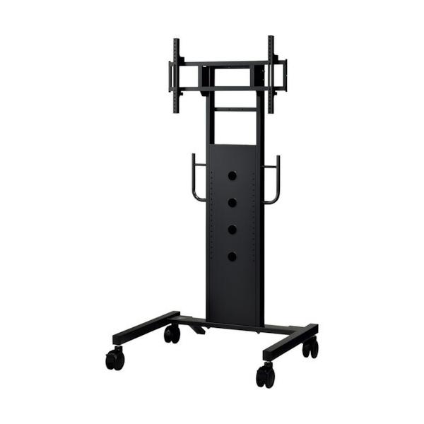 [特長]●後ろ脚部折りたたみ可能です。[仕様]●耐荷重(kg)：80●本体寸法(mm)幅：900●本体寸法(mm)奥行：880●本体寸法(mm)高さ：1629●適合画面サイズ：〜85V型●色：ブラック●後ろ脚部折りたたみ可能[材質／仕上]●...