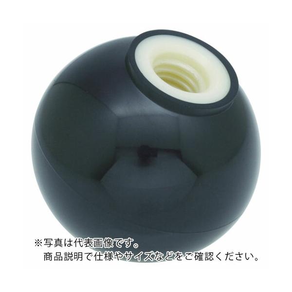 [特長]●スタンダードな樹脂の握り玉です。●ねじ部はテーパー仕上げです。[仕様]●外径(mm)：32●ねじ寸法：M8×1.25●ねじ深さ(mm)：14●色：黒●芯金なしタイプ[材質／仕上]●ABS樹脂[注意]●接着剤使用の際はABS樹脂対応...