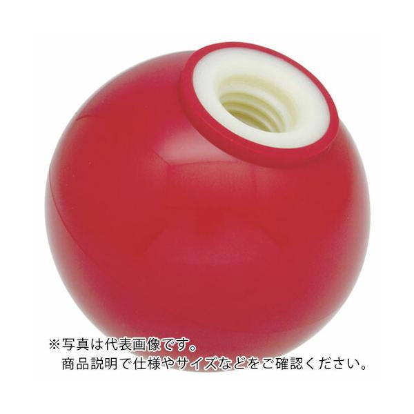 [特長]●スタンダードな樹脂の握り玉です。●ねじ部はテーパー仕上げです。[仕様]●外径(mm)：32●ねじ寸法：M10×1.50●ねじ深さ(mm)：20●色：赤●芯金なしタイプ[材質／仕上]●ABS樹脂[注意]●接着剤使用の際はABS樹脂対...