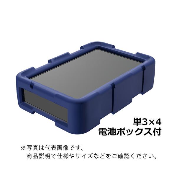 [特長]●耐衝撃デザインのシリコンカバー付ハンドタイプケースです。●落下などの衝撃から機器を保護します。[仕様]●色：ダークグレー/ネイビーブルー●電池構造：単3×4[材質／仕上]●（ケース／カバー）：難燃性ＡＢＳ樹脂（ＵＬ９４Ｖ−０）／シ...