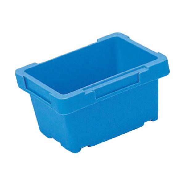[特長]●ベタ目形状のネスティングタイプのコンテナーです。●90°回転させることで簡易的にスタッキングでき、作業の効率化を図ることが可能です。[仕様]●容量(L)：0.8●色：ブルー●外形寸法(mm)間口：155●外形寸法(mm)奥行：11...