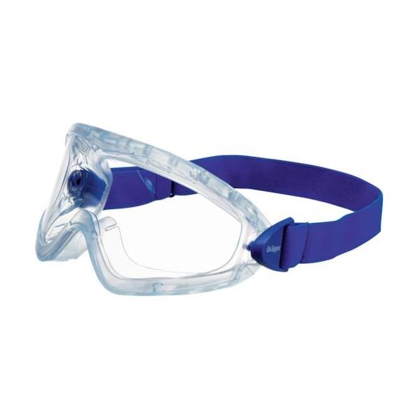 [特長]●ソフトで柔軟性のあるPVCボディーが優れたフィット感を実現します。●長時間使用する際に曇りを防ぐ、ベンチレーションが装備されています。[仕様]●レンズ色：クリア●バンド色：ブルー●フレーム色：クリア●幅(mm)：171.7●高さ(...