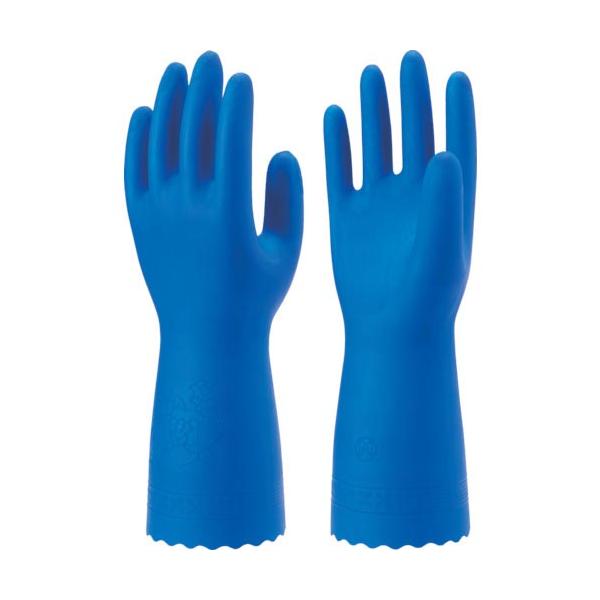 [特長]●独自のすべり止めパターンにより高いすべり止め効果を発揮します。●フィット性が高くすべりにくいので、指先の感覚が必要な細かい作業に適しています。●手袋内面には「スリップオン加工」を施し、脱ぎはめがスムーズです。[仕様]●色：ブルー●...