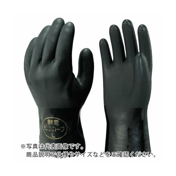 [特長]●裏布は硫化銅複合繊維を編み込み、樹脂部分には静電気を逃がしやすい特殊配合の塩化ビニールを採用した静電気対策用手袋です。●裏布に抗菌防臭加工を施しているため、汗などによる臭いの発生を抑えます。[仕様]●色：ブラック●サイズ：LL●全...