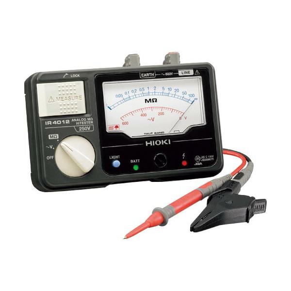 [特長]●JIS C 1302認定品のアナログ絶縁抵抗計です。●誤使用のない単レンジ(250V)モデルです。●先端長が35mmのテストリード（L9787）が付属しています。●1mの落下に耐える堅牢設計(ドロッププルーフ)です。●確実に測定値...