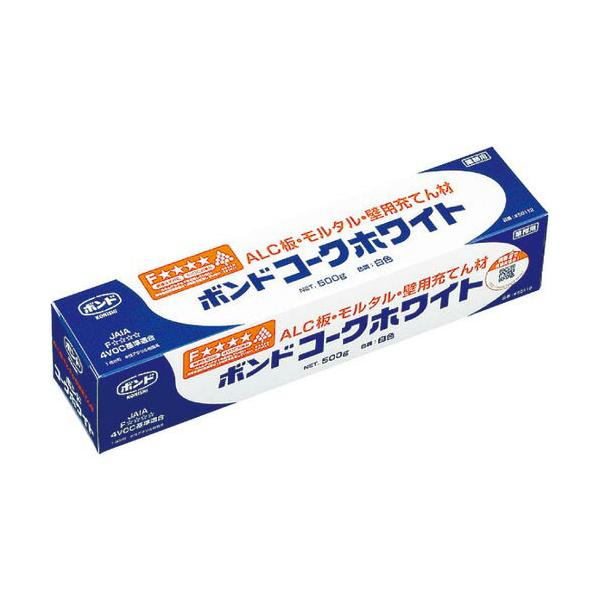 [特長]●健康住宅対応品です。●塗装が可能です。●日本接着剤工業会JAIA F☆☆☆☆、JAIA4VOC基準適合品です。[仕様]●色：ホワイト●容量(g)：500●穿孔深さ(mm)：80●下穴径(mm)コンクリート：12●下穴径(mm)AL...
