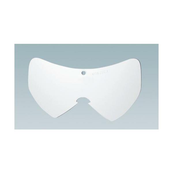 [特長]●セーフティゴーグルGS-54用の替レンズです。[仕様]●レンズ色：クリア●レンズ厚(mm)：1.5●防曇加工：○●防傷加工：○●UVカット率(%)：99.9●適合機種：GS-54●品名：保護メガネ用替えレンズ[材質／仕上]●ポリカ...