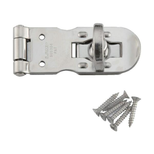 [特長]●リングのまわりに配置された4つの突起により、不用意なリングの回転を防ぎます。●表面の穴から現物あわせで、取付位置を決定できます。●南京錠や封印具シリーズとあわせて使用できます。●リング部は肉厚で強度があります。●現品にてご確認くだ...