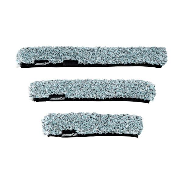 [特長]●頑固な汚れをこすり落とす硬い繊維と3色のマイクロファイバーの組み合わせで、網戸やガラスについたタバコのヤニ、こびりついた汚れなどを簡単に取り除きます。●高い吸水性と保水性も特長です。●これまでのスリーブよりも面ファスナーも改良し、...