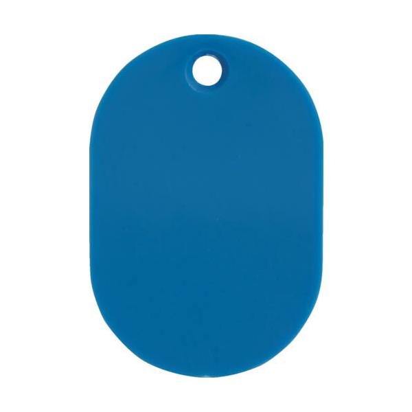 [特長]●カラーが豊富で管理などに便利です。●ラベルを貼って使用したり、マーカー等での記入も可能です。[仕様]●色：ブルー●縦(mm)：60●横(mm)：40●厚さ(mm)：2.5●穴径(mm)：4●キーホルダーや二重リングを取り付ける針穴...