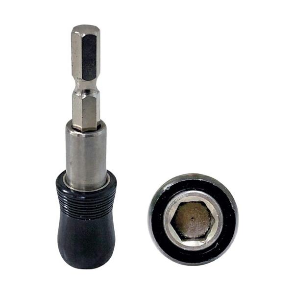 [特長]●コンパクトラチェットシリーズ、ビルドのパーツシリーズです。●ビットはビルド・ビルドMINI・差込角6.35mmの他機種ハンドルに対応しています。●六角軸全てのビットが使えるようになるエクステンションホルダーです。●ホルダー部をスラ...