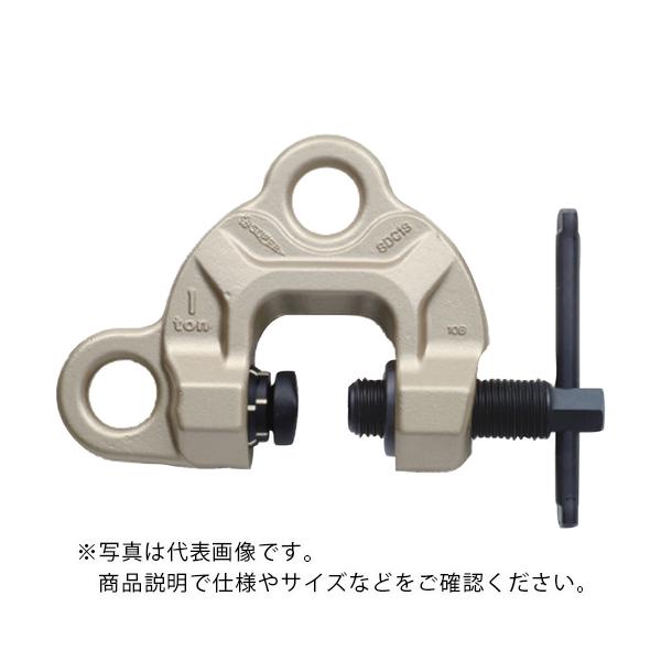 [特長]●円形カムの作動は、マークにより確認ができます。マークは蓄光塗装により視認性に優れています。●吊り上げ荷重に比例して円形カムが傾いて食い込み接面が大きくなり、強固にグリップします。●シャックル取付け部が縦横2箇所に設けてありますので...