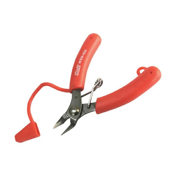 [特長]●錆びにくいステンレス製と安全設計の保護キャップを採用した、キャップ付きミニニッパーです。●ホビーや釣りなど狭い場所の作業に最適です。●ステンレス製だから、錆びにくく、いつも作業はクリーンに行えます。●連続作業でも疲れにくい便利なス...