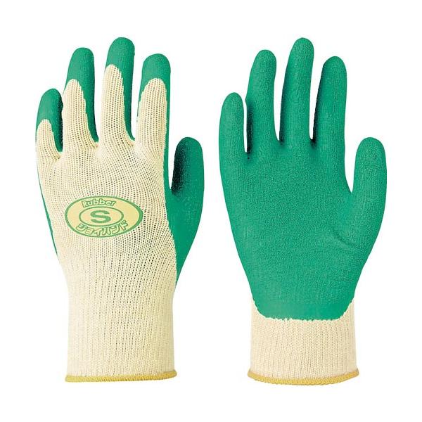 [特長]●ヒダ状のすべり止め加工で、グリップ力に優れています。●通気性がよく、蒸れにくい背抜きタイプです。●柔らかく作業性の良い天然ゴムコーティング手袋です。[仕様]●色：ベージュ/グリーン●サイズ：S●ゲージ数：10●全長(cm)：23....