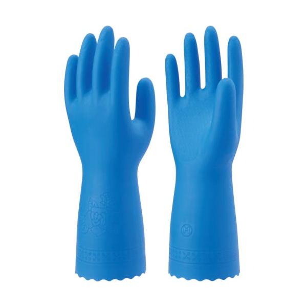 [特長]●特殊配合の塩化ビニールを採用しているため、耐油性に優れています。●手にフィットして指先感覚が活かせる薄手タイプです。[仕様]●色：ブルー●サイズ：L●全長(cm)：30.0●手のひら周り(cm)：22.0●中指長さ(cm)：8.1...