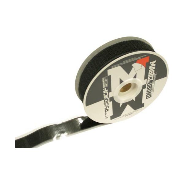 [特長]●ナイロン素材で繰り返しの脱着にも耐久性があります。●片面のみでのご使用に最適な使い切りサイズです。[仕様]●色：黒●幅(mm)：25●長さ(m)：5●厚さ(mm)：2●タイプ：Ｂ面●強粘着のりつきタイプ[材質／仕上]●ナイロン●粘...