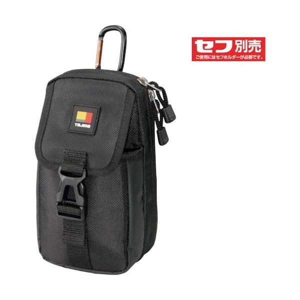 [特長]●ハーネス胸ベルトへ装着するパーツケースです。●胸用2段の大サイズです。●野帳やスマホ6.7インチサイズが収まります。[仕様]●色：黒●形状：パーツケース胸用2段大●幅(mm)：110●奥行(mm)：80●高さ(mm)：250●セフ...
