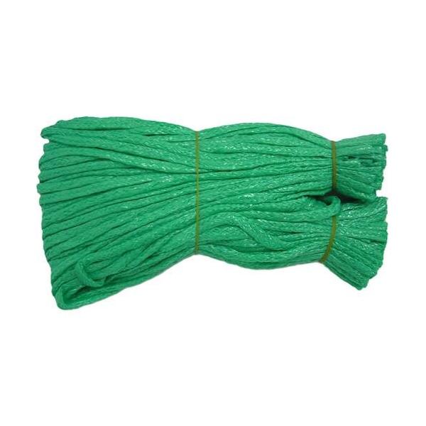 [特長]●ポリエチレン製なので、耐候性・耐水性に優れています。●縛りやすい組紐タイプです。[仕様]●色：グリーン●長さ(m)：0.6●標準幅(mm)：6[材質／仕上]●ポリエチレン（PE）