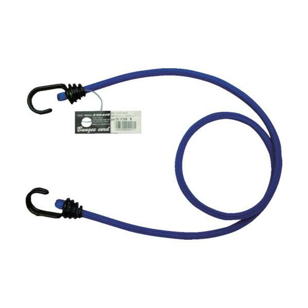 [特長]●伸縮性があり、周囲を糸で特殊織しています。[仕様]●色：マリンブルー●長さ(m)：1.0●標準幅(mm)：8[材質／仕上]●中芯：天然ゴム●被覆：PP●金具：スチール[注意]●ゴムの伸長限度：元の長さの1.7倍以内でのご使用をお守...