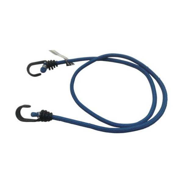 [特長]●伸縮性があり、周囲を糸で特殊織しています。[仕様]●色：マリンブルー●長さ(m)：1.2●標準幅(mm)：8[材質／仕上]●中芯：天然ゴム●被覆：PP●金具：スチール[注意]●ゴムの伸長限度：元の長さの1.7倍以内でのご使用をお守...