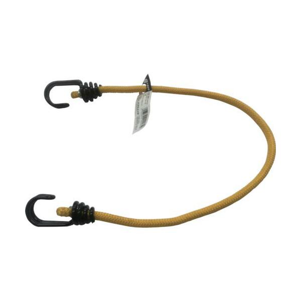 [特長]●伸縮性があり、周囲を糸で特殊織しています。[仕様]●色：イエロー●長さ(m)：0.6●標準幅(mm)：8[材質／仕上]●中芯：天然ゴム●被覆：PP●金具：スチール[注意]●ゴムの伸長限度：元の長さの1.7倍以内でのご使用をお守り下さい。