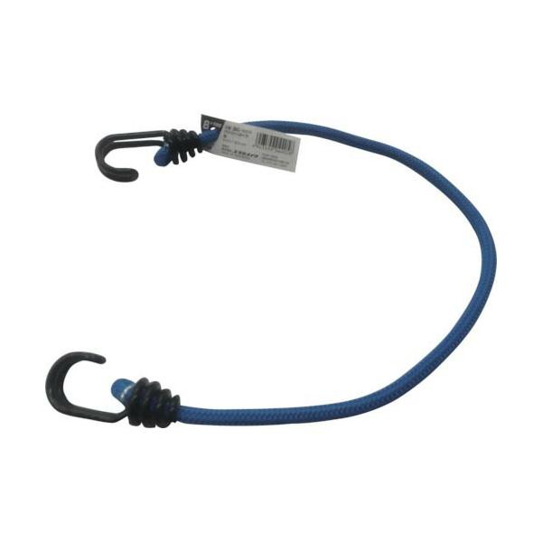 [特長]●伸縮性があり、周囲を糸で特殊織しています。[仕様]●色：マリンブルー●長さ(m)：0.6●標準幅(mm)：8[材質／仕上]●中芯：天然ゴム●被覆：PP●金具：スチール[注意]●ゴムの伸長限度：元の長さの1.7倍以内でのご使用をお守...