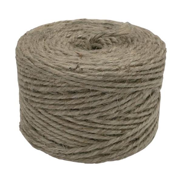 [特長]●天然素材で環境に優しい紐です。[仕様]●色：茶●標準幅(mm)：2●長さ(m)：55[材質／仕上]●ジュート麻