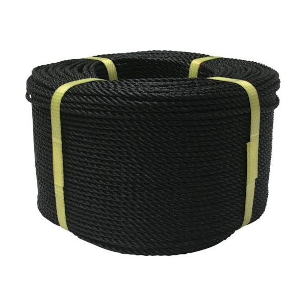 [特長]●軽量で水に強く、強力でショックにも強いロープです。[仕様]●色：黒●線径(mm)：3●長さ(m)：200●包装形態：バンド掛巻[材質／仕上]●ポリエチレン（PE）