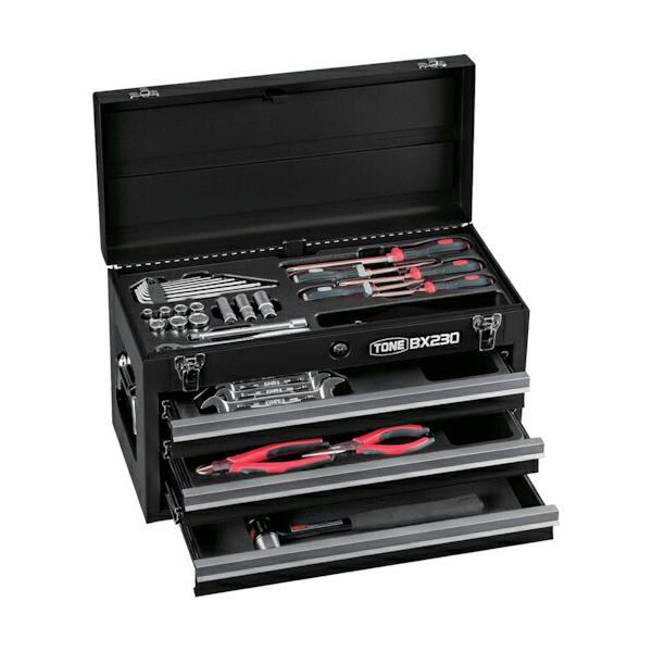 [特長]●工具を厳選し、自動車の整備に適した9.5sqエントリーセットです。[仕様]●ケース色：マットブラック●ケース寸法(mm)間口：508●ケース寸法(mm)奥行：232●ケース寸法(mm)高さ：302●セット内容(点)：38●差込角(...