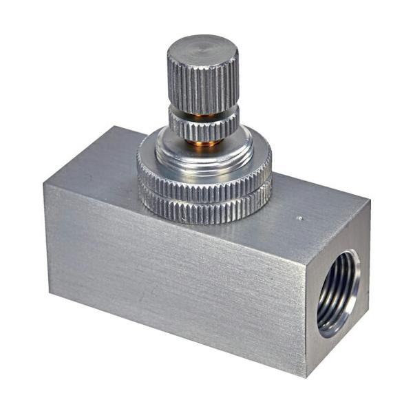 [特長]●小型アクチュエータ用流量調整付のスピードコントローラです。●メーターイン・メーターアウトとして使用できます。[仕様]●接続口径：Rc1/4●使用圧力(MPa)：0〜1●使用流体：空気●流体温度(℃)：5〜60[材質／仕上]●アルミ...