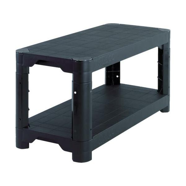 [特長]●脚は棚板内にワンタッチで収納可能です。（棚1枚につき脚4本収納可能)●脚部には倒れ対策としてボルト固定用の穴を設け、棚長辺・短辺各々隣との連結ができます。●プラスチック製のため軽量、また工具不要で組み立ても簡単です。●棚板表面にシ...